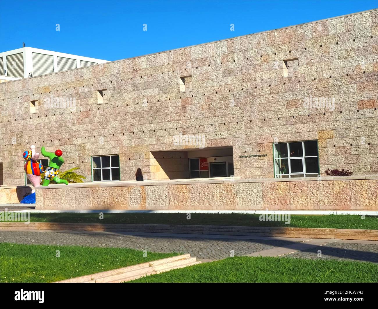 Art collection of the art museum Museu Colecao Berardo in Lisbon with ...