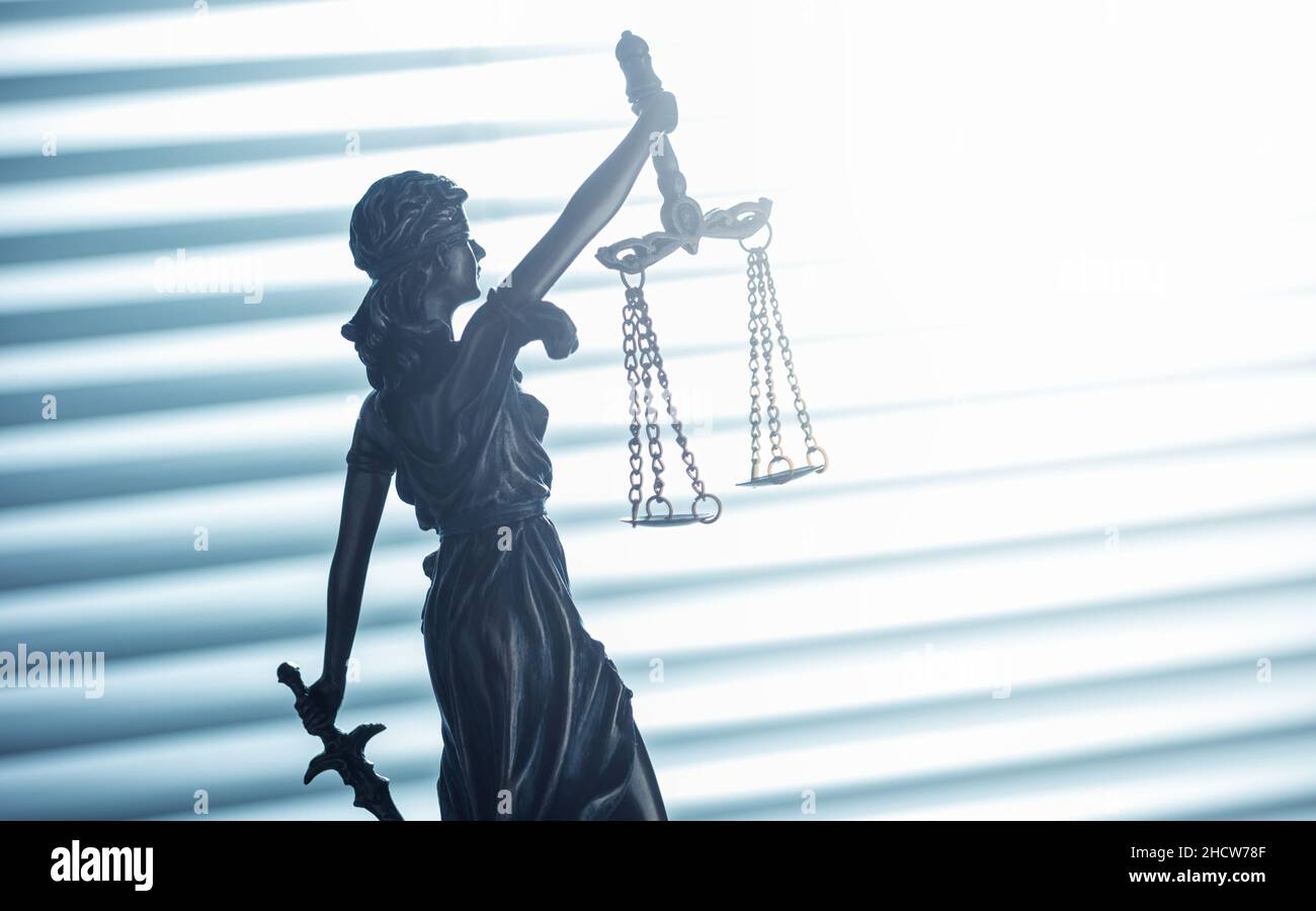 Statue of justice (Justitia Stock Photo - Alamy