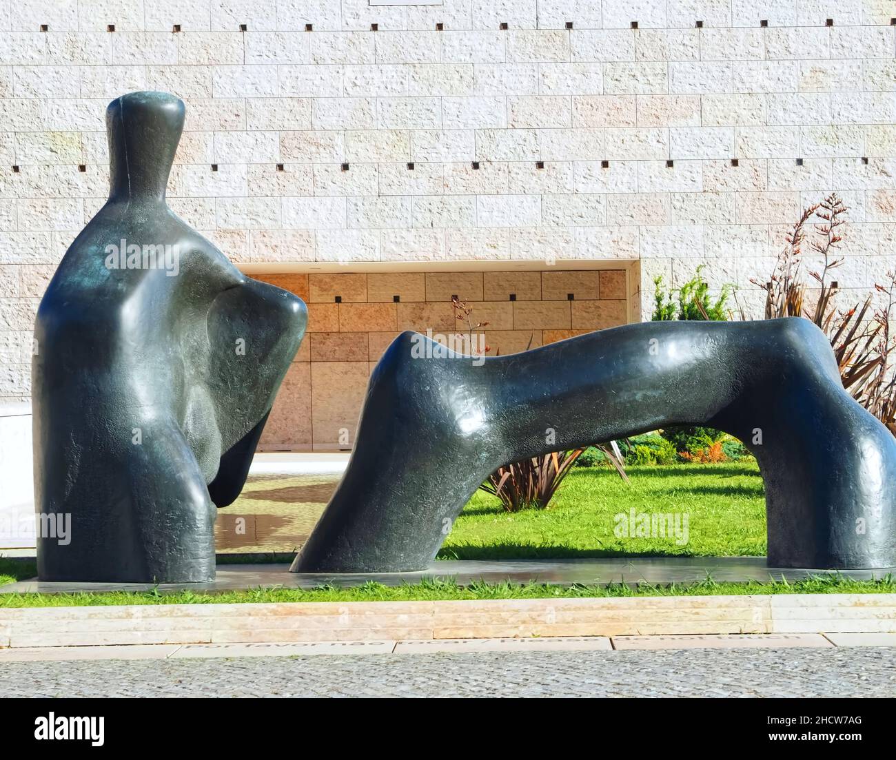 Art collection of the art museum Museu Colecao Berardo in Lisbon with ...