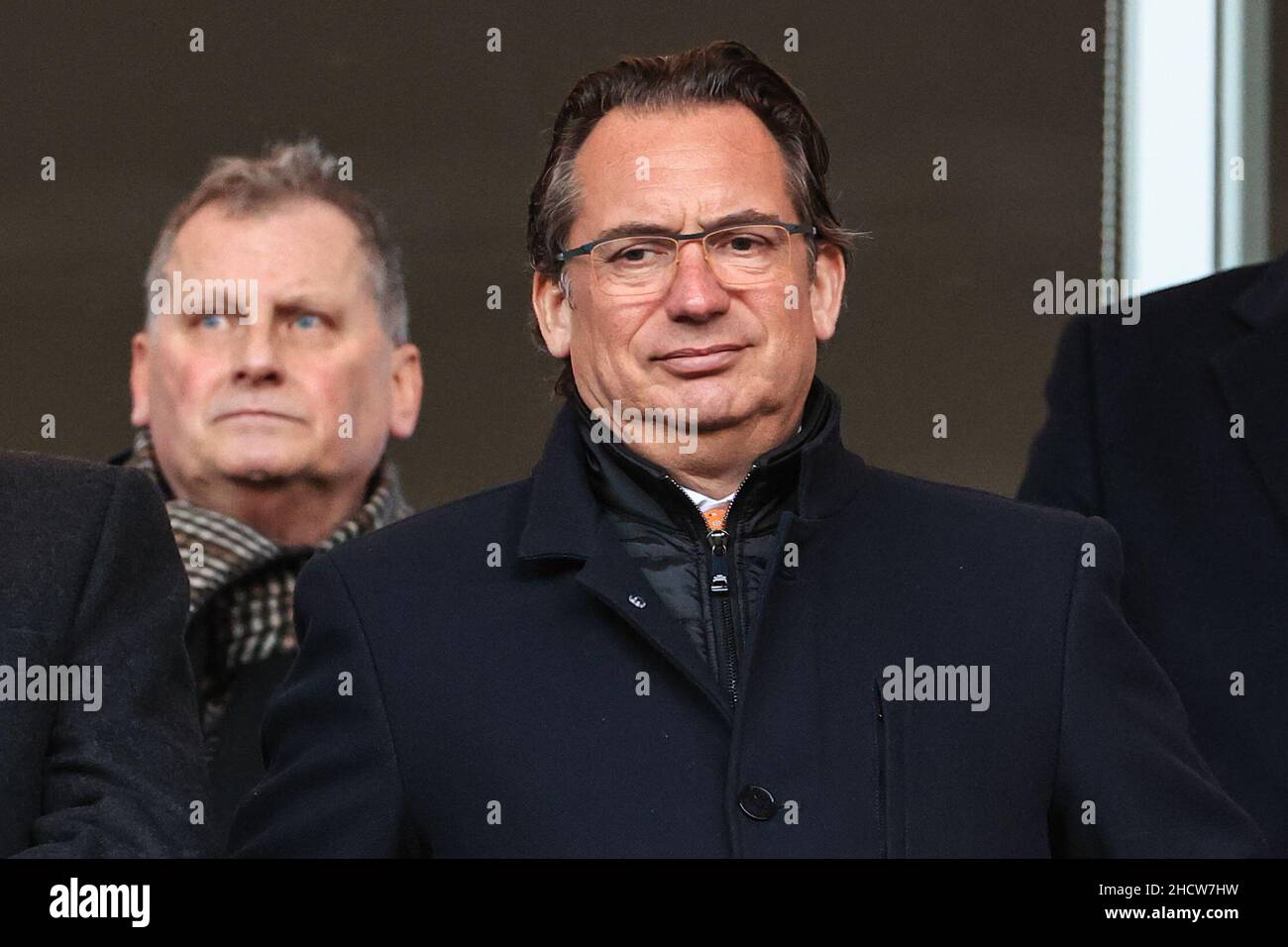 Simon Sadler owner of Blackpool is in attendance Stock Photo - Alamy