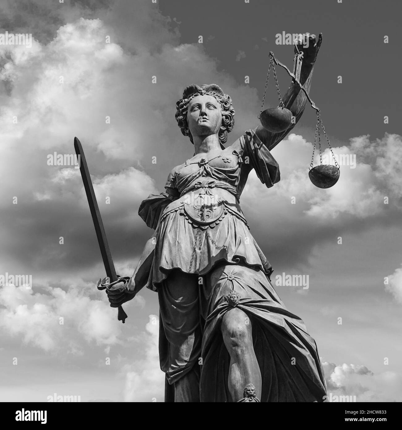 Lady justice Black and White Stock Photos & Images - Alamy