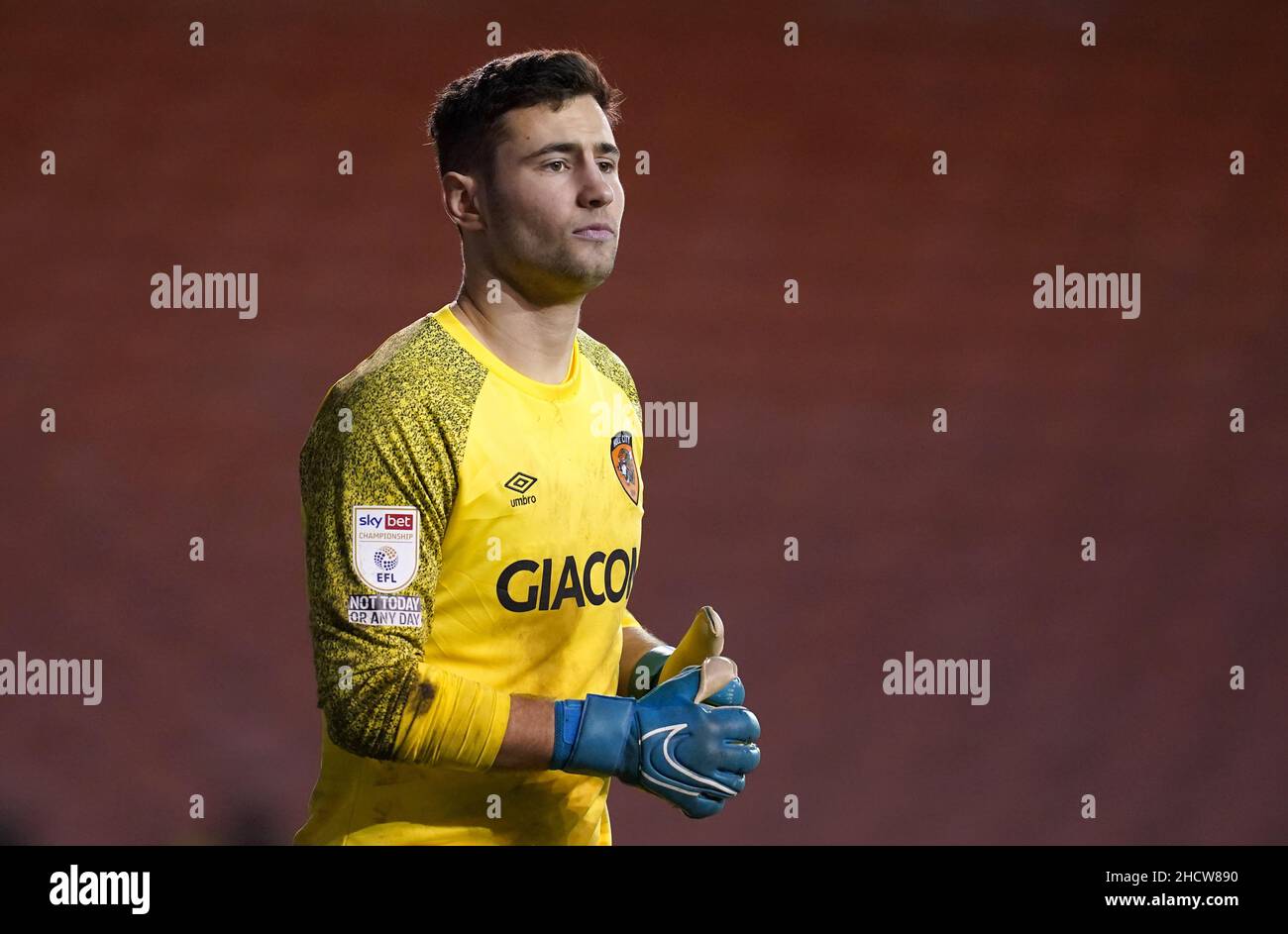 Hull City goalkeeper Nathan Baxter during the Sky Bet Championship ...