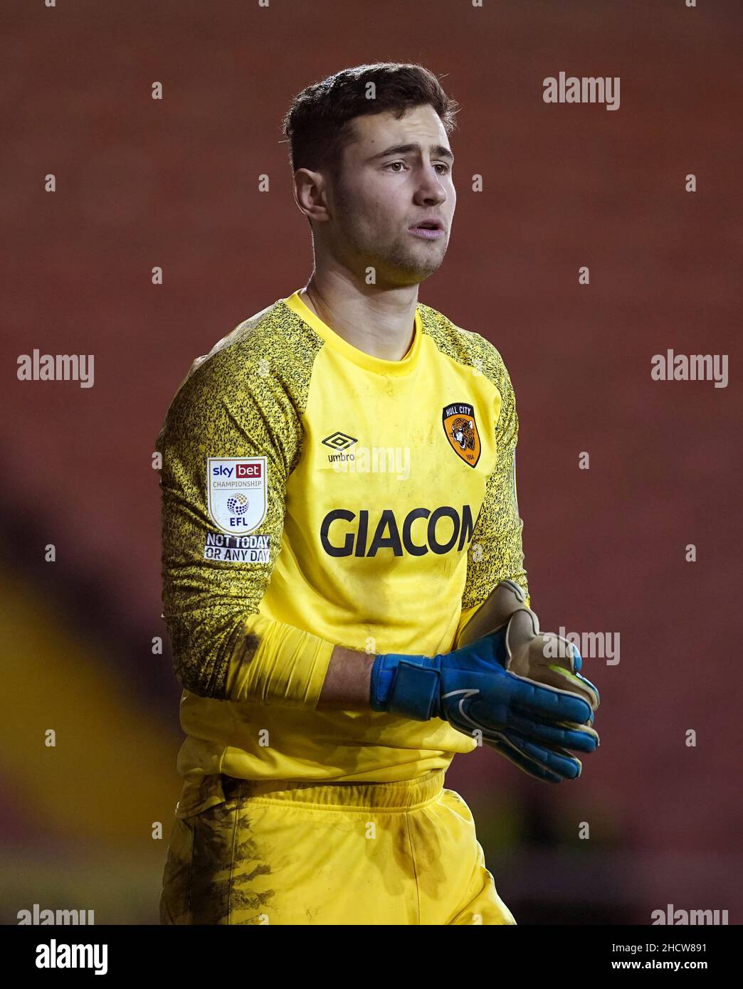 Hull City goalkeeper Nathan Baxter during the Sky Bet Championship ...