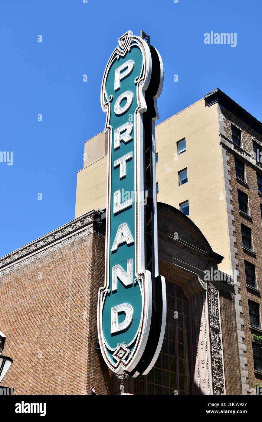 Sights around Portland, Oregon Stock Photo - Alamy