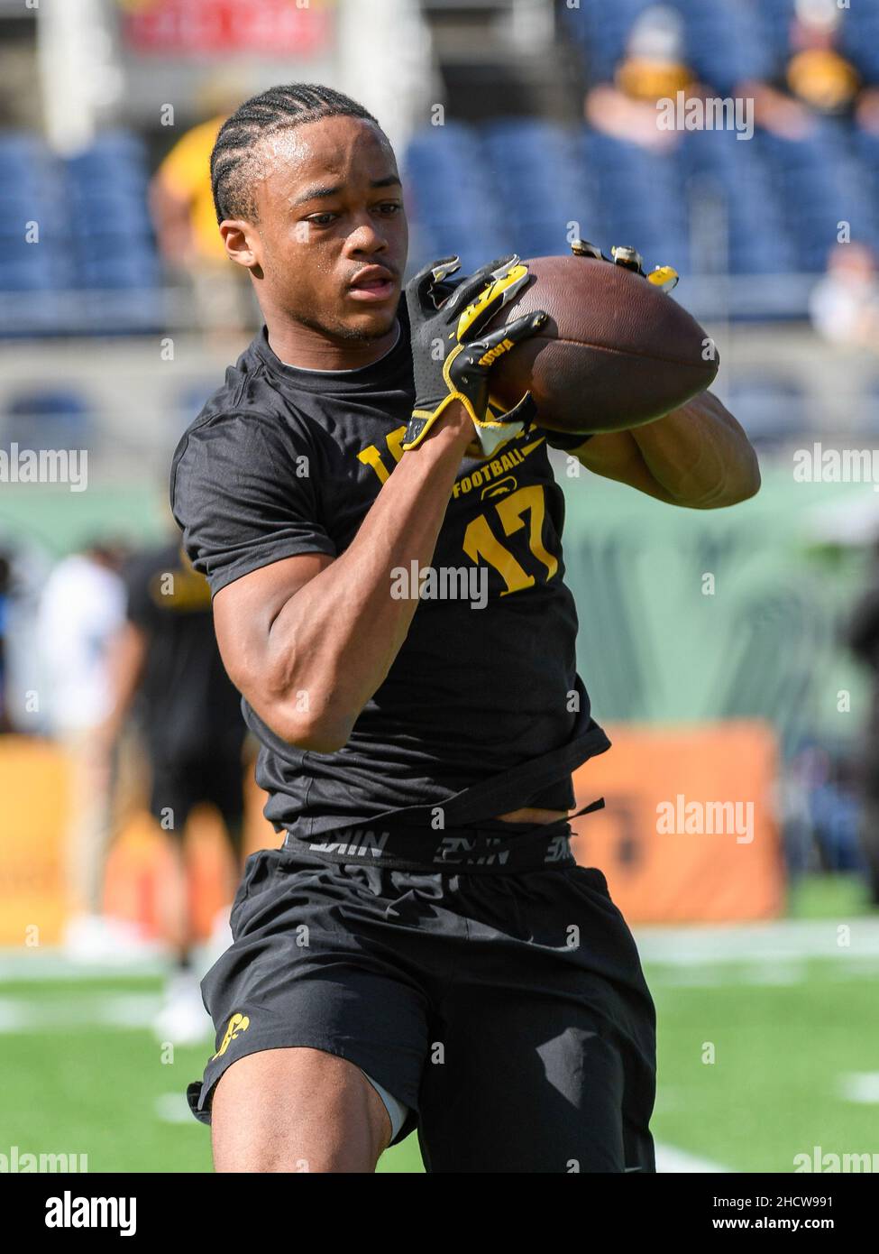 January 1, 2022 - Orlando, FL, U.S: Iowa Hawkeyes defensive back ...