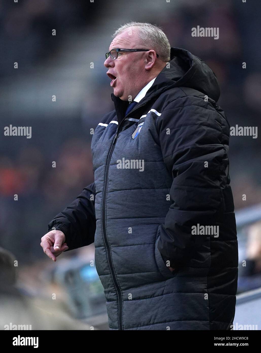 Gillingham manager Steve Evans during the Sky Bet League One match at ...