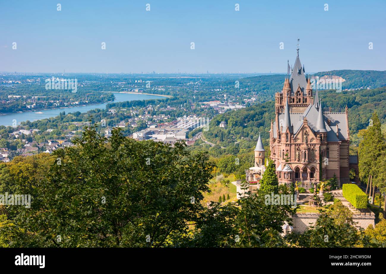 Drachenburg Castle at Bonn Stock Photo - Alamy