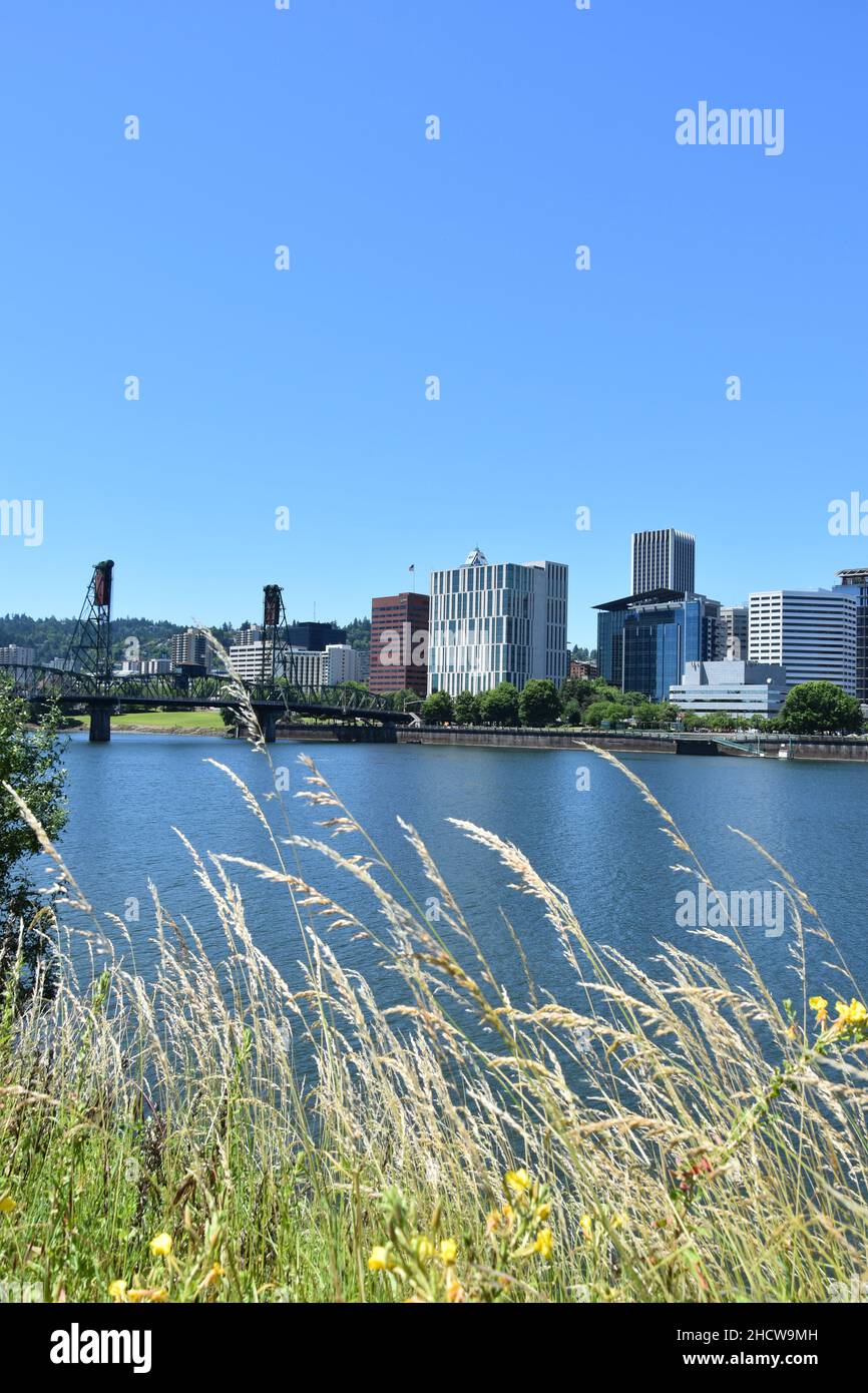 View of Portland Oregon Stock Photo - Alamy