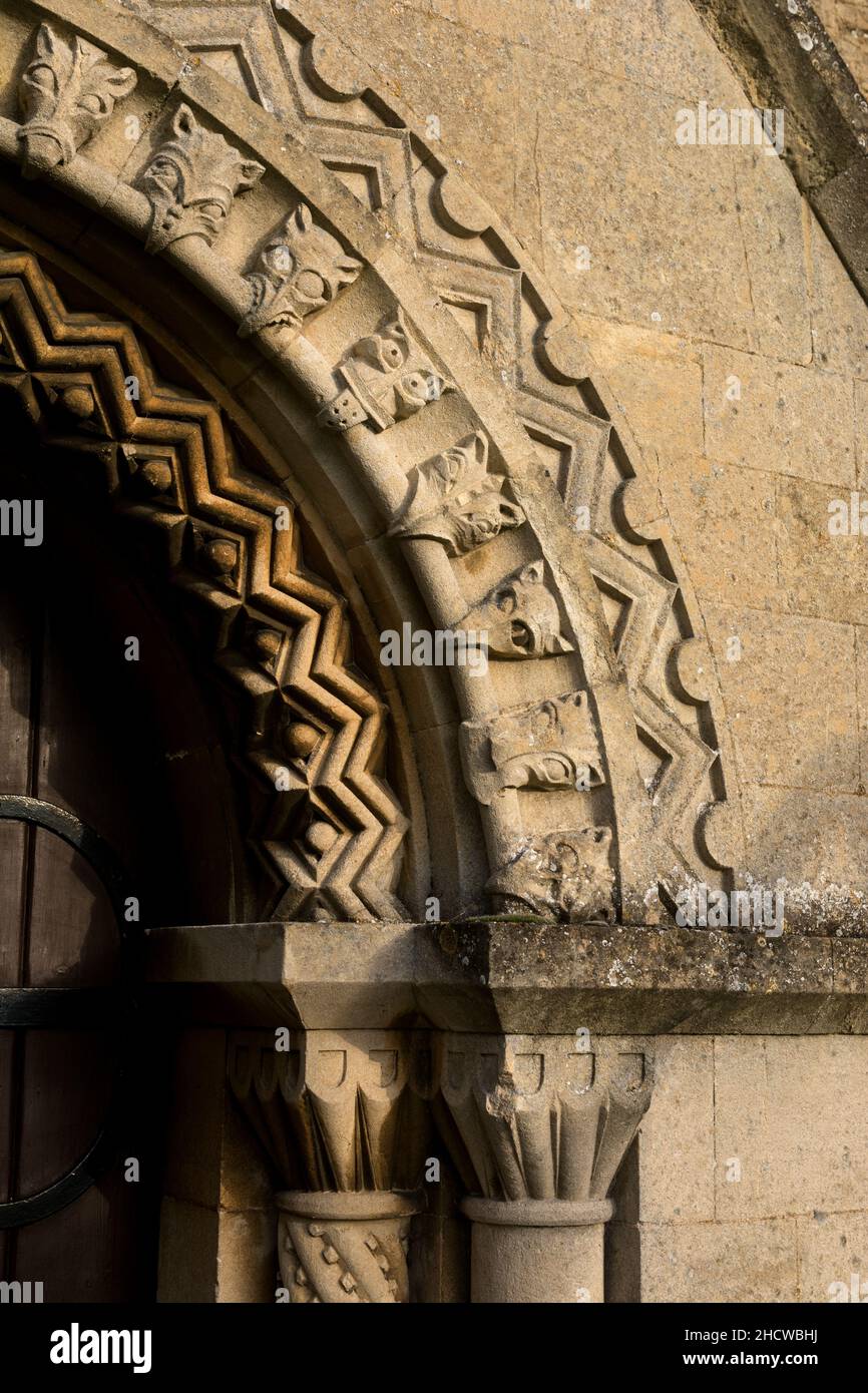 The south doorway, St. John the Baptist Church, Hartwell ...