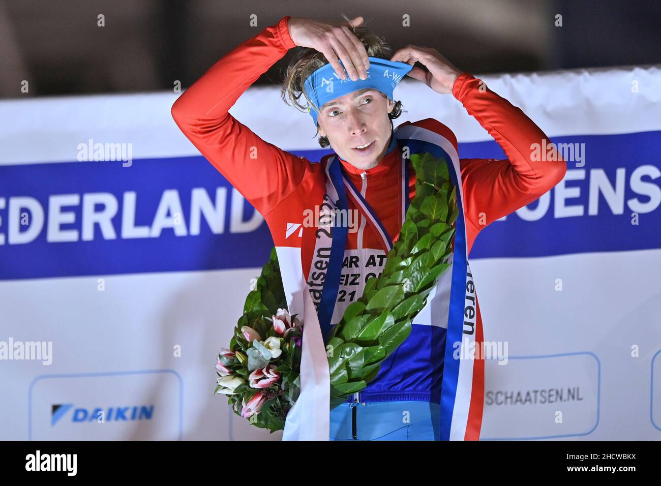 ALKMAAR, NETHERLANDS - JANUARY 1: Jorrit Bergsma during the KNSB Dutch ...