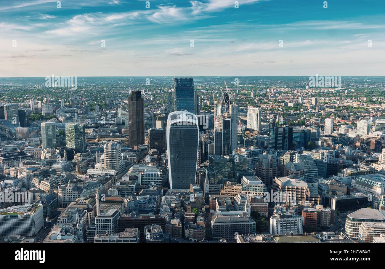 City of London one of the leading centres of global finance Stock Photo ...