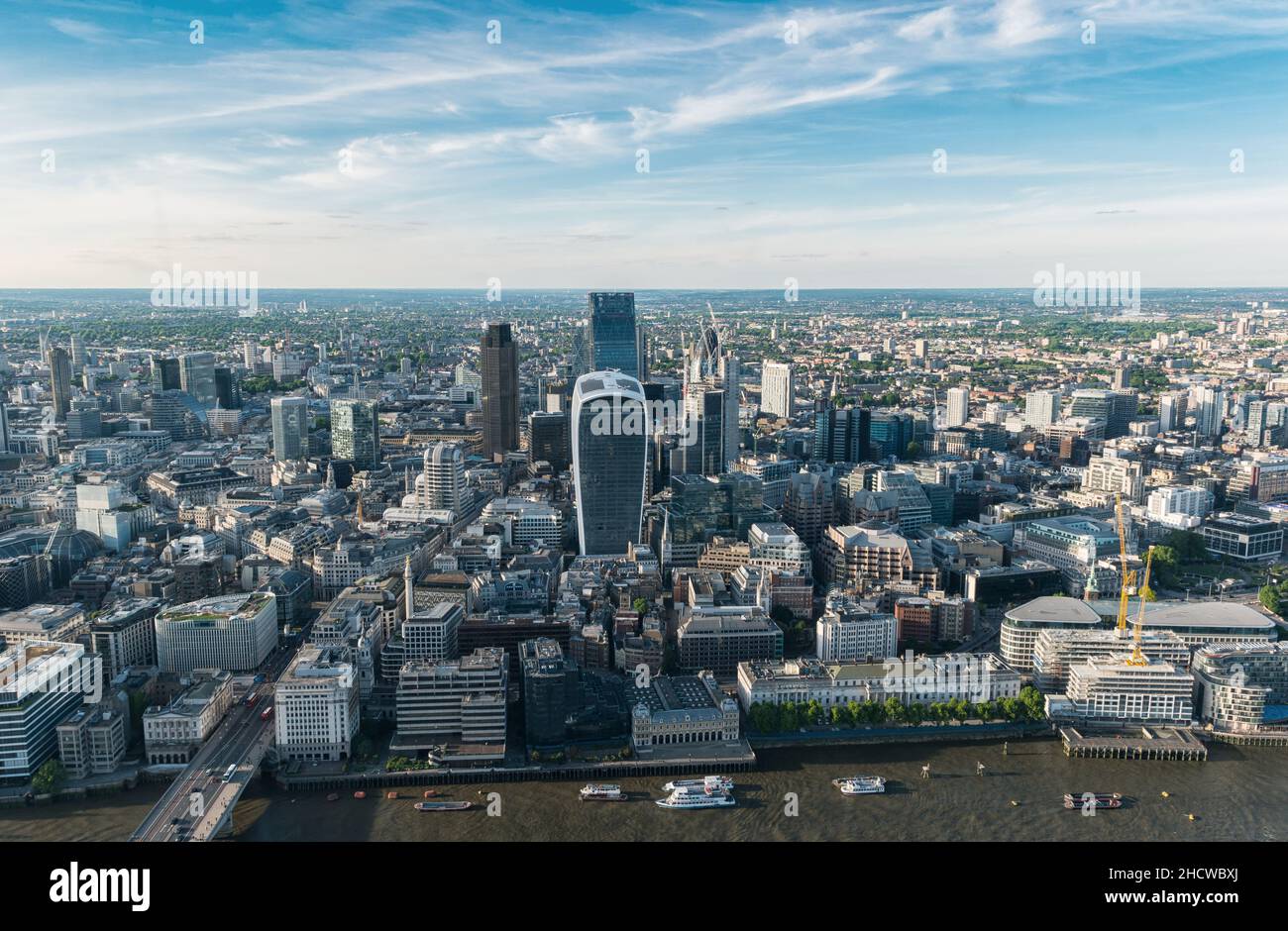 Aerial view london city hi-res stock photography and images - Alamy