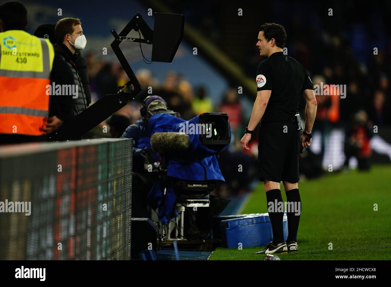 Darren england var monitor hi-res stock photography and images - Alamy