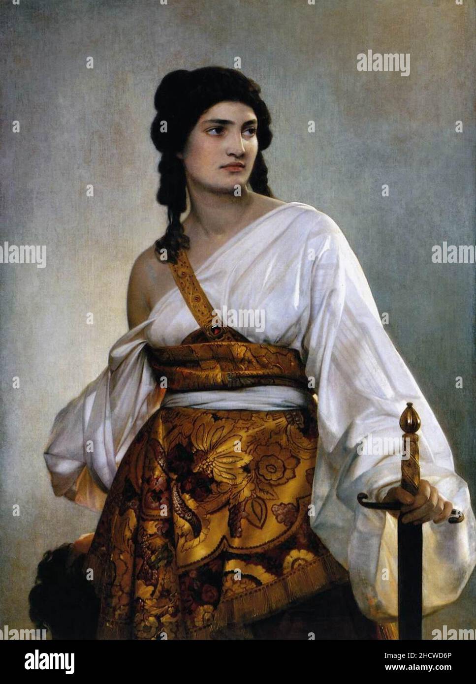 August Riedel - Judith Stock Photo - Alamy