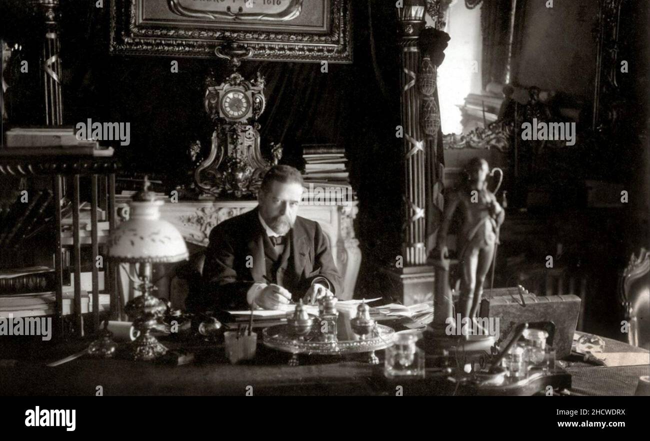 Germán Riesco despacho en La Moneda Stock Photo - Alamy