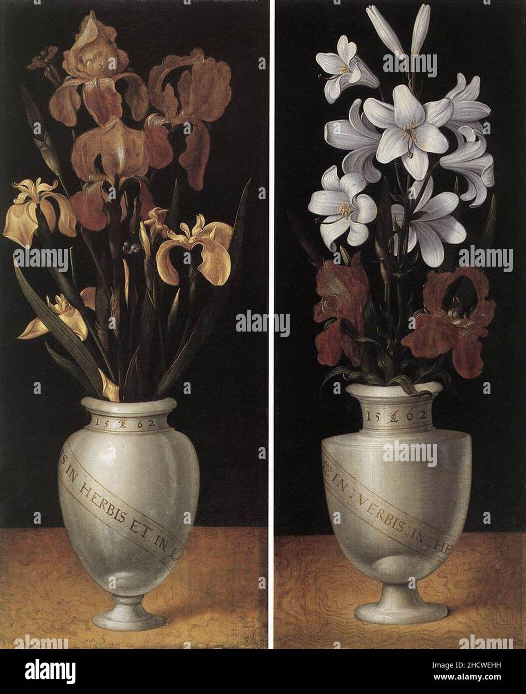 Ludger tom Ring (II) - Vases of Flowers Stock Photo - Alamy