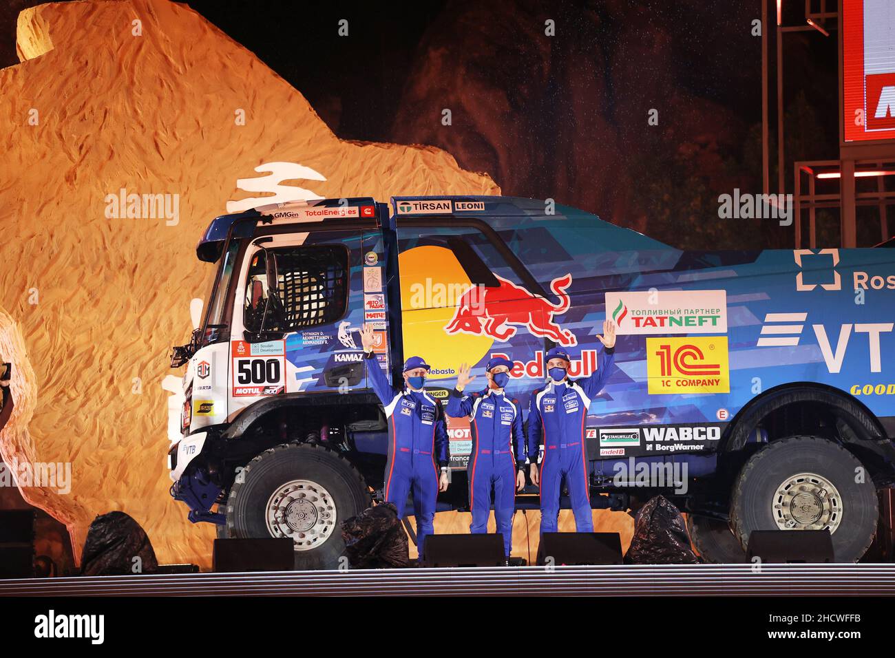 500 Sotnikov Dmitry (rus), Akhmadeev Ruslan (rus), Akhmetzianov Ilgiz (rus), Kamaz-Master, Kamaz ...