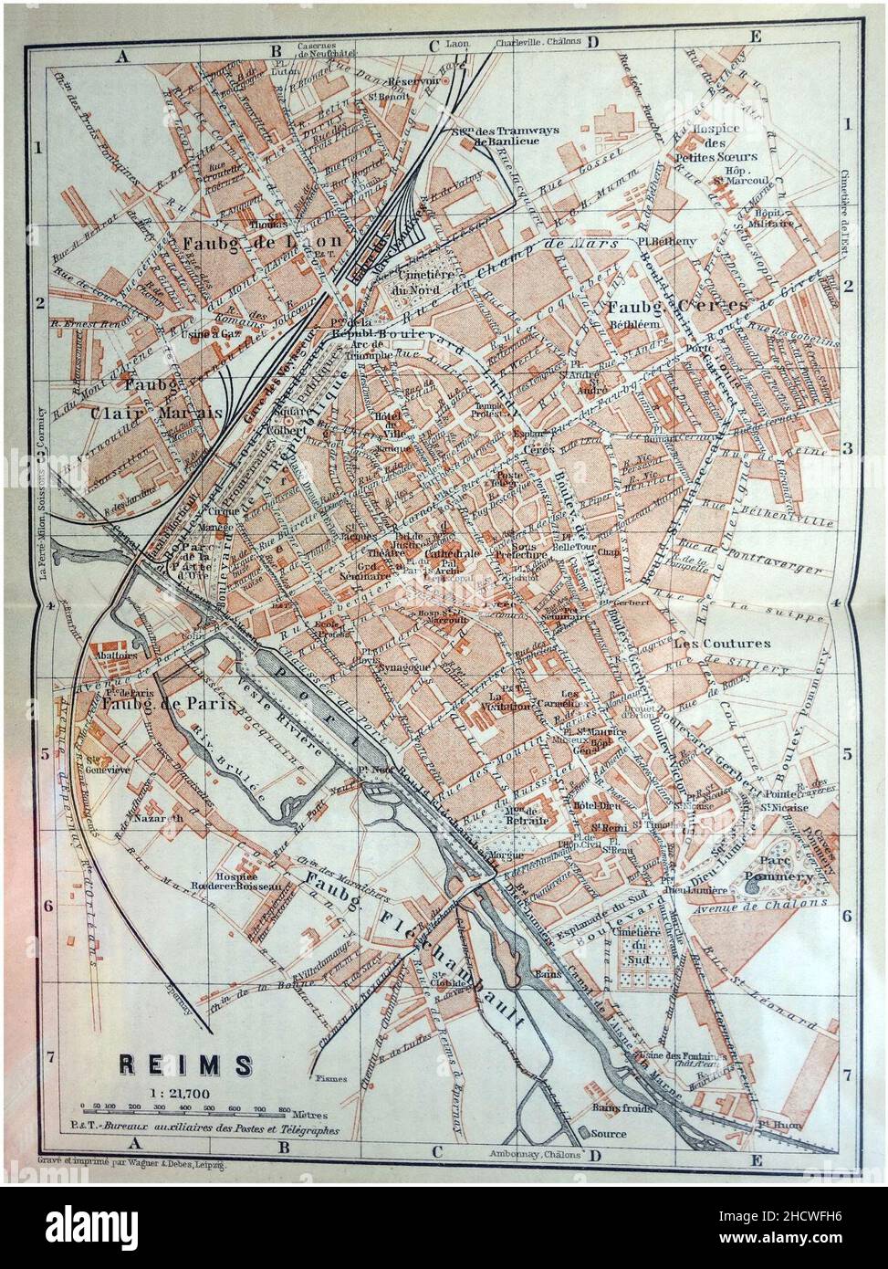 Plan de reims Cut Out Stock Images & Pictures - Alamy