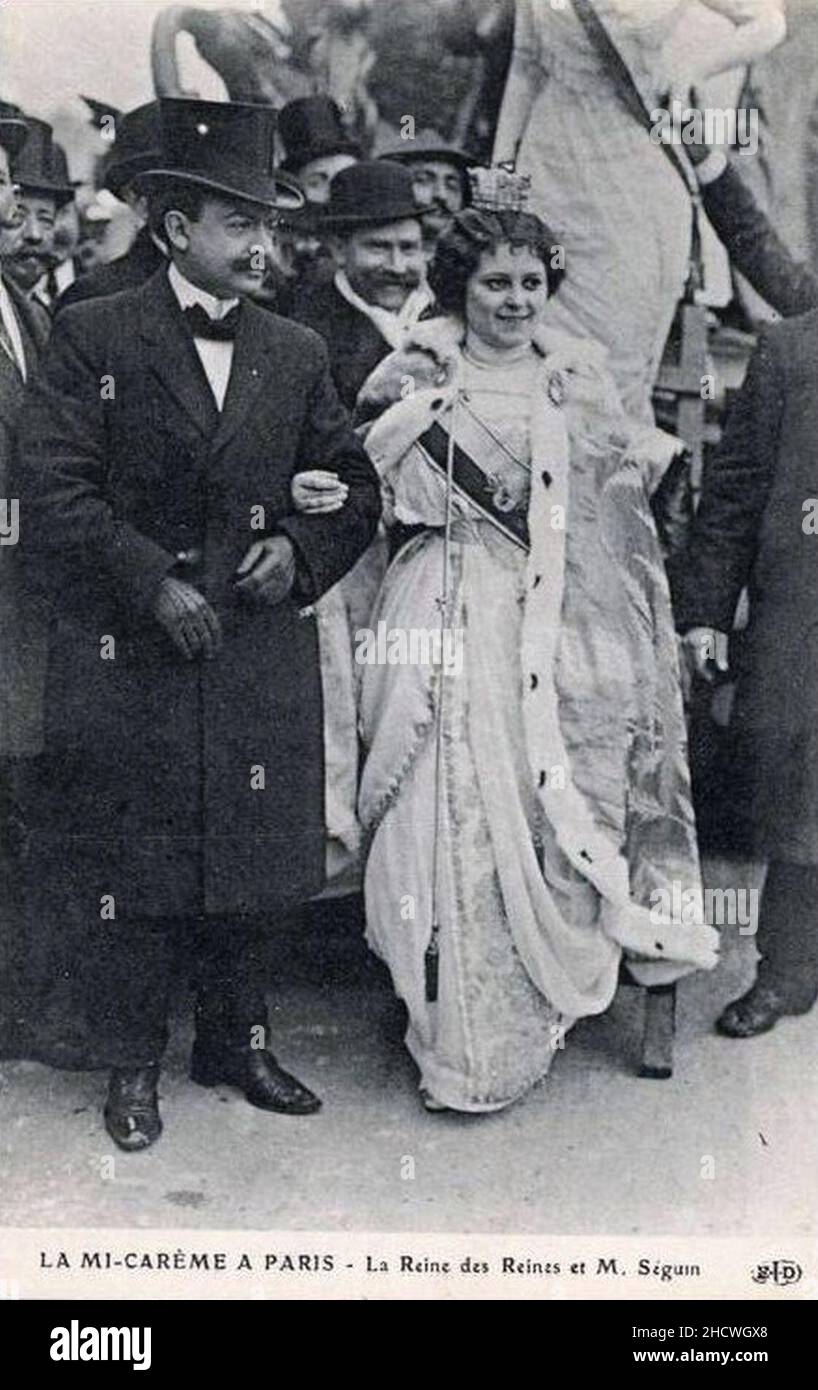 Reine des Reines de Paris 1913 et Seguin Stock Photo - Alamy