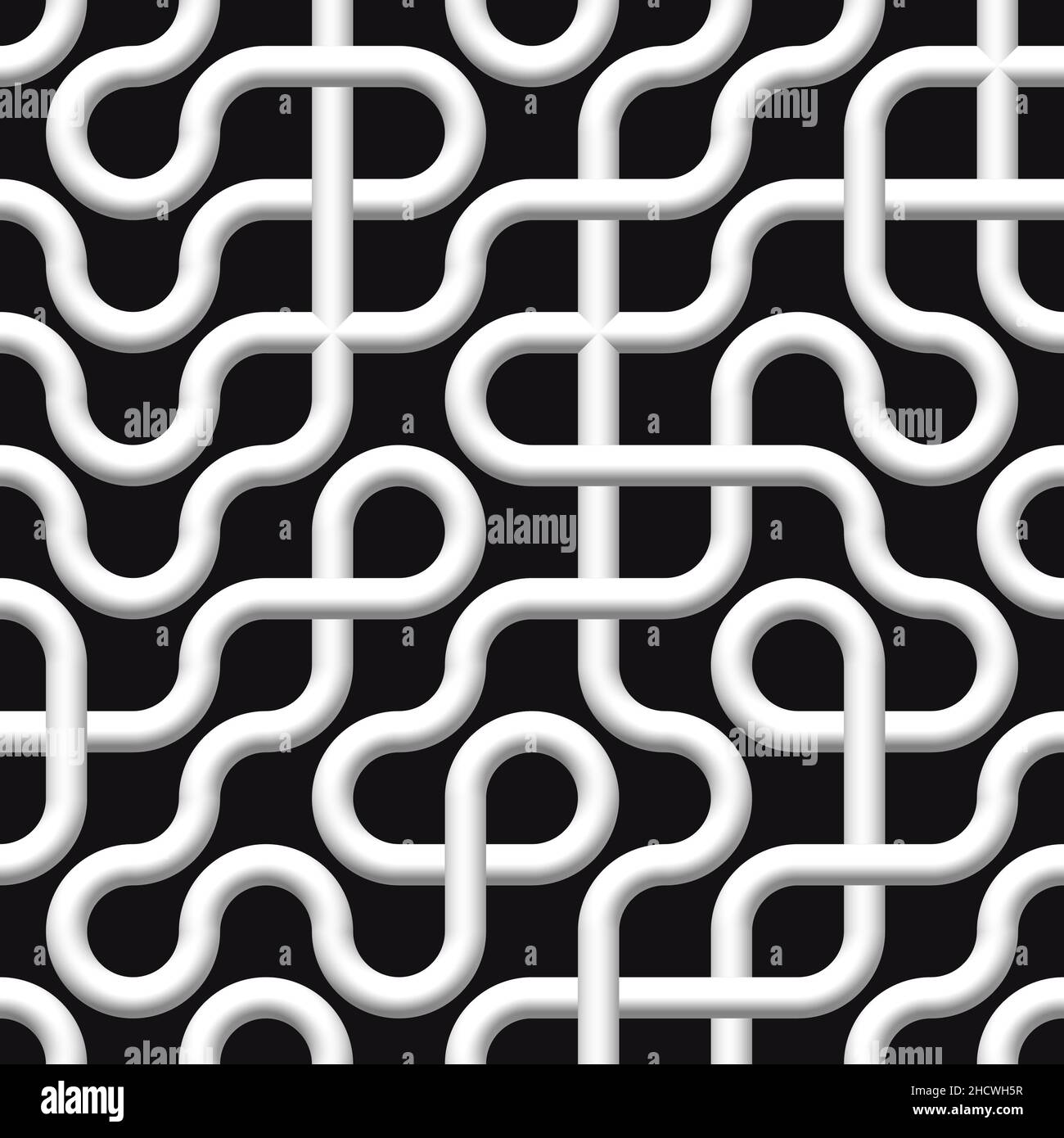 An illustration of an abstract white tube seamless texture Stock Photo ...