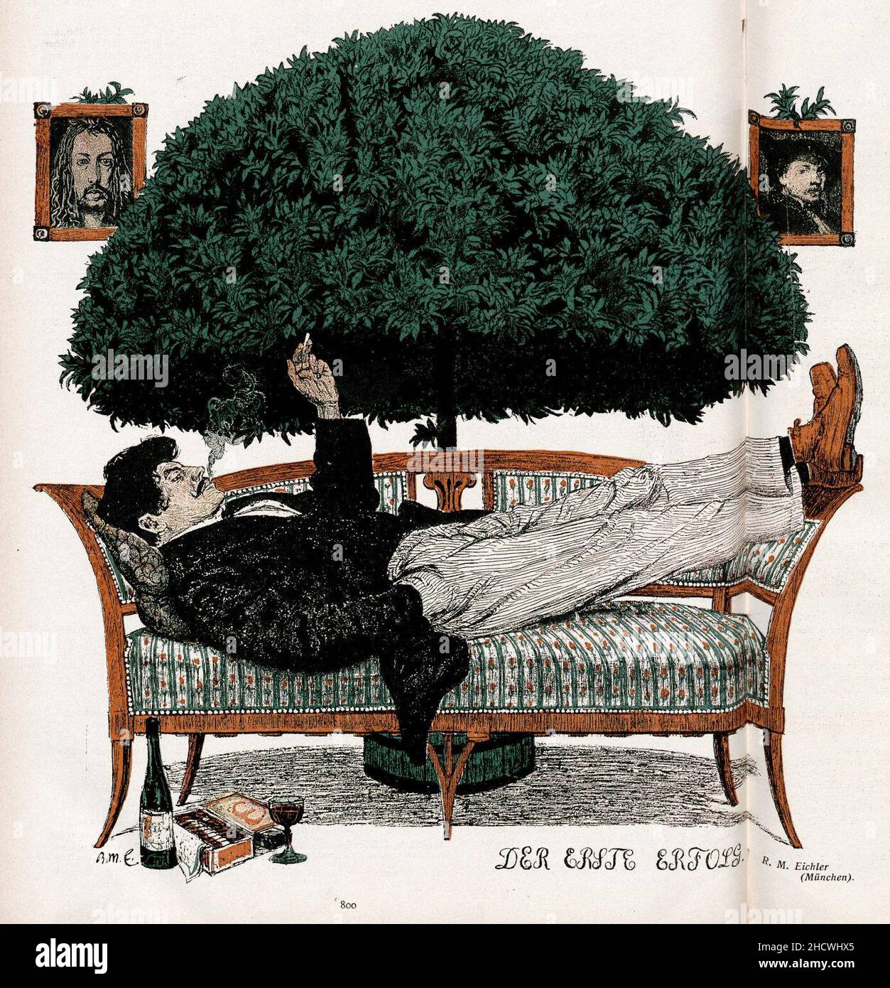 Reinhold Max Eichler - Der erste Erfolg, 1898 Stock Photo - Alamy