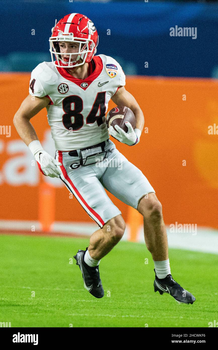 Georgia Bulldogs wide receiver Ladd McConkey (84) plays during the ...