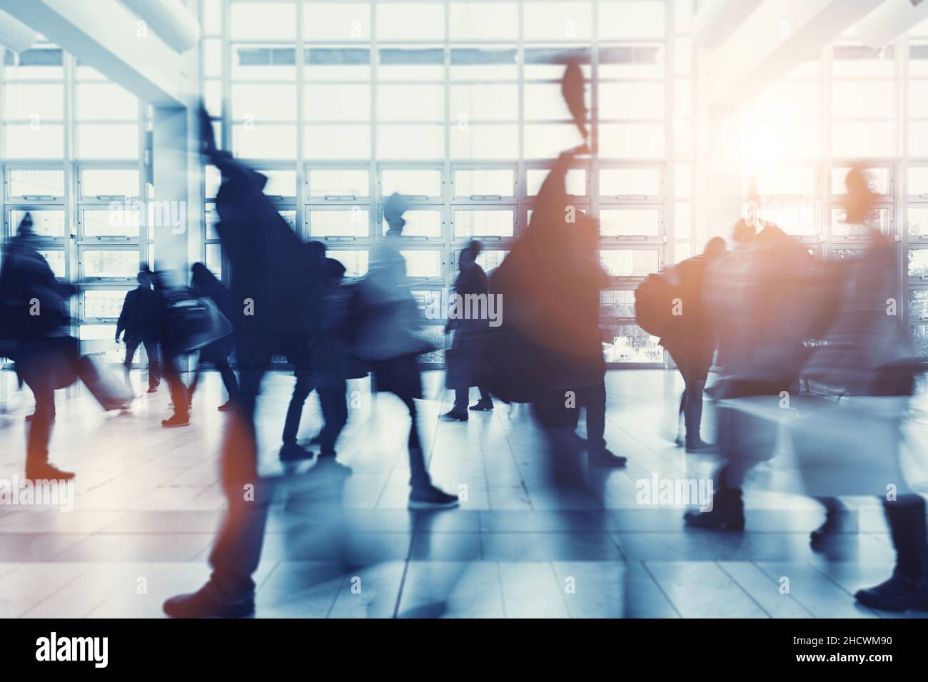 crowd of Blurred people walking Stock Photo - Alamy