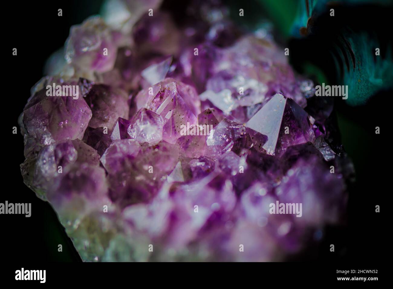 Amethyst is a violet variety of quartz Stock Photo - Alamy