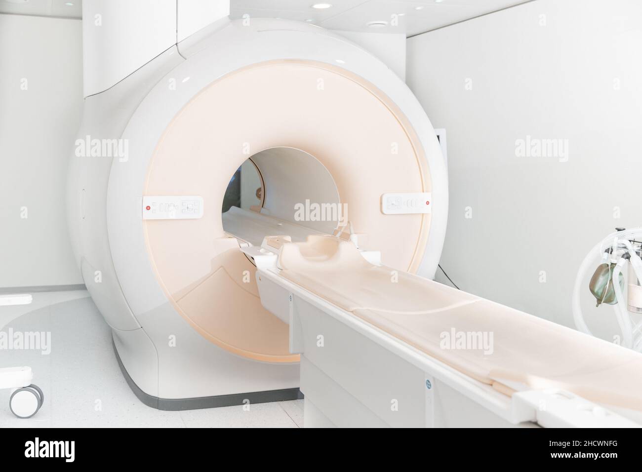 Medical CT or MRI Scan in the modern hospital laboratory. Interior of ...