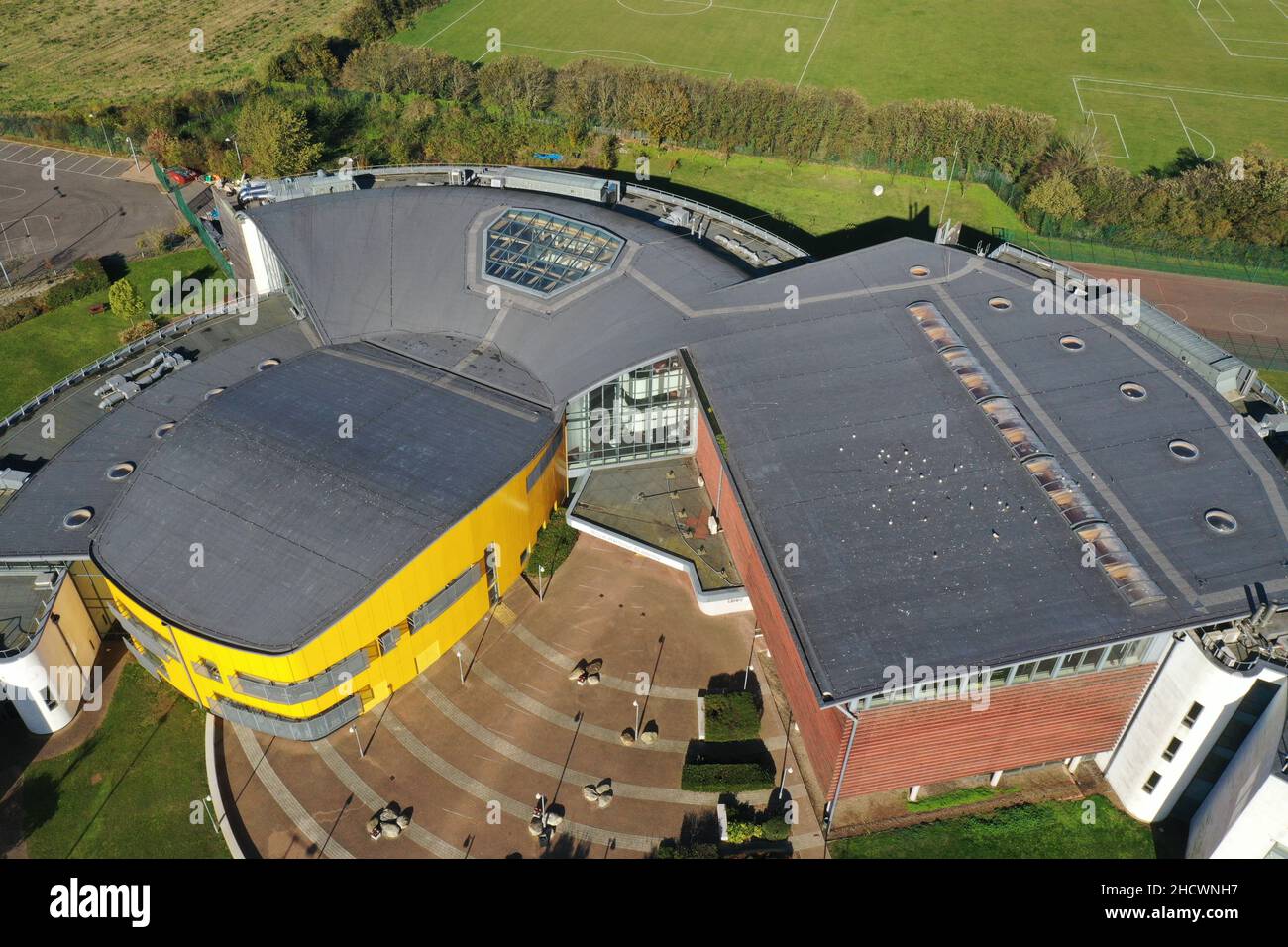 Aerial view of Royal Harbour academy, Ramsgate UK Stock Photo - Alamy