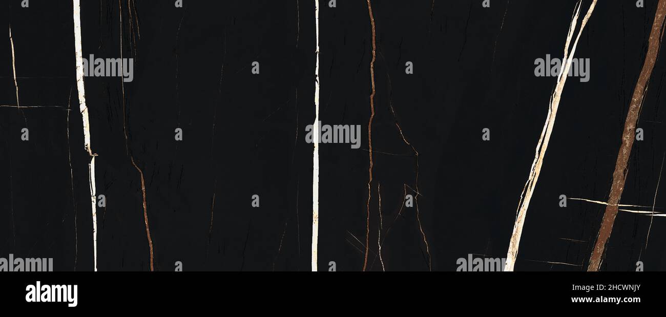 Black marble texture banner background top view. Stone granite wall ...