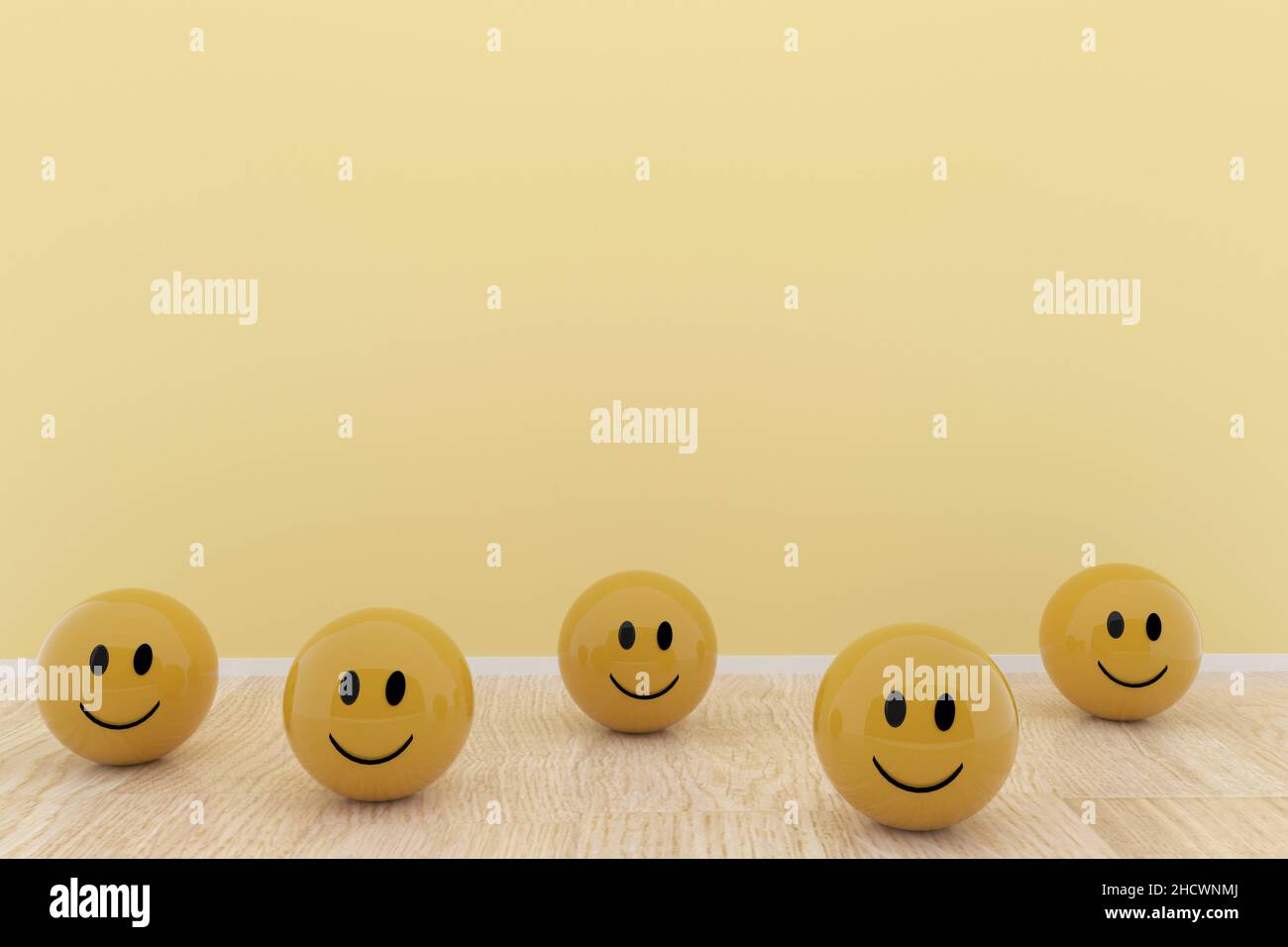 Yellow ball emoticon hi-res stock photography and images - Alamy