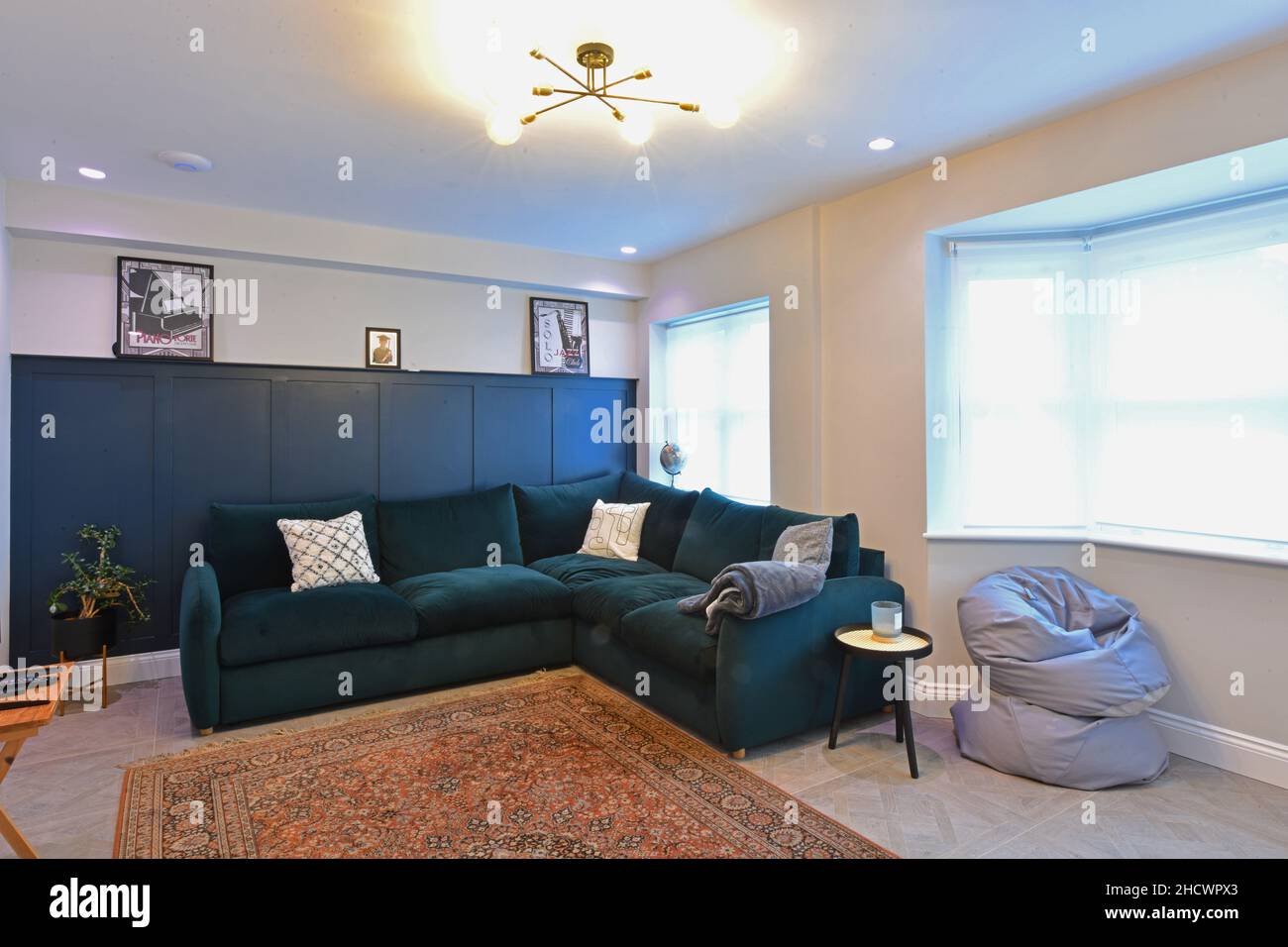 Interior shots of houses - living room space Stock Photo - Alamy