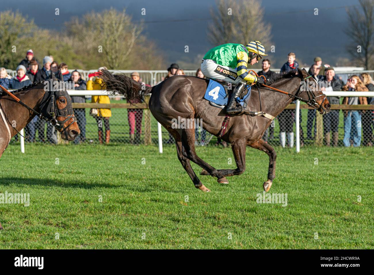 Boxing Day races at Wincanton - Race 1 Stock Photo - Alamy