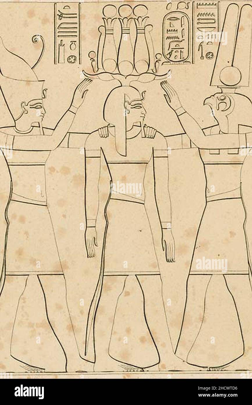 Relief Arqamani Lepsius Stock Photo - Alamy