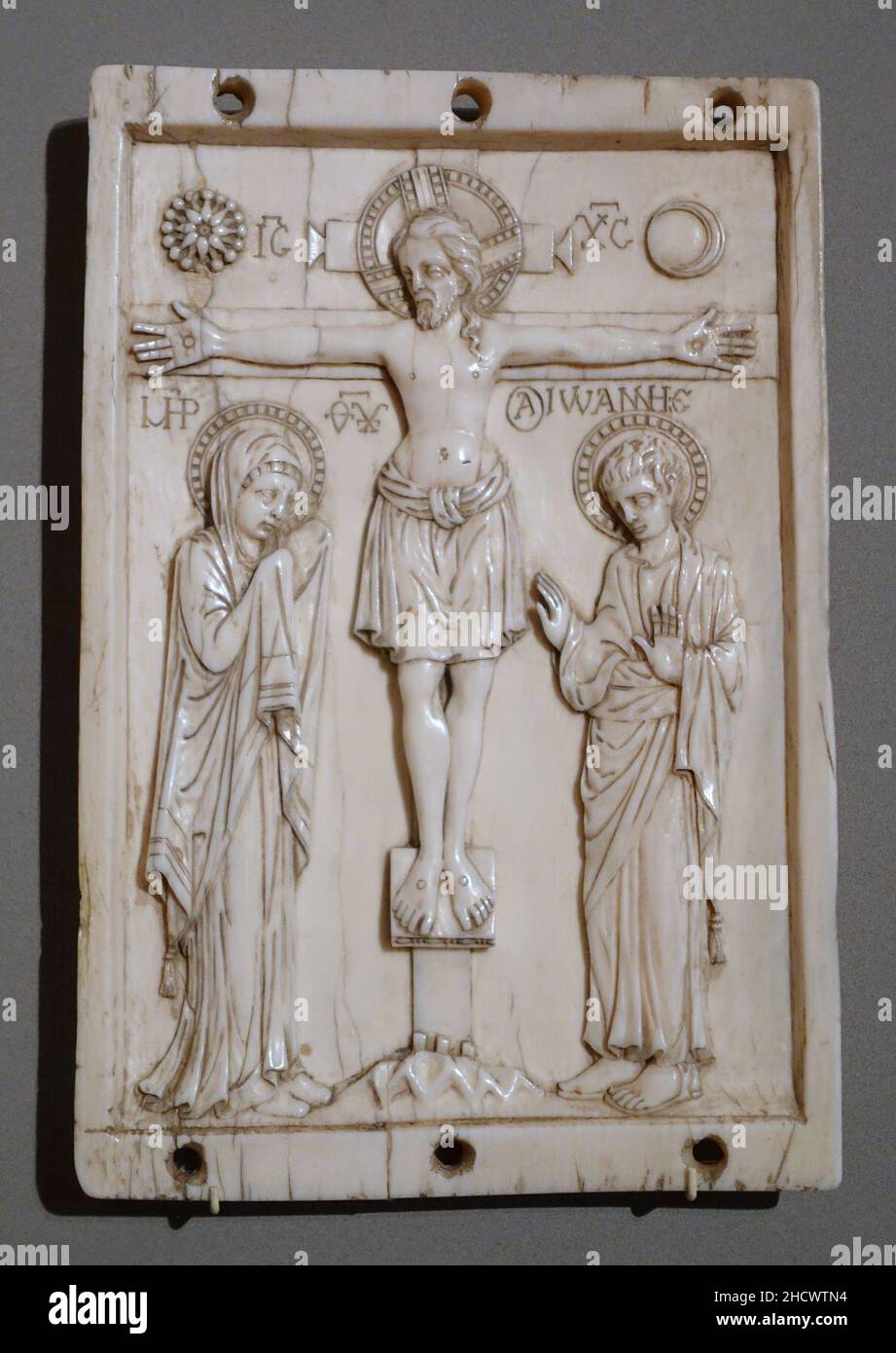 Relief panel with Crucifixion, perhaps the Byzantine Empire, perhaps ...