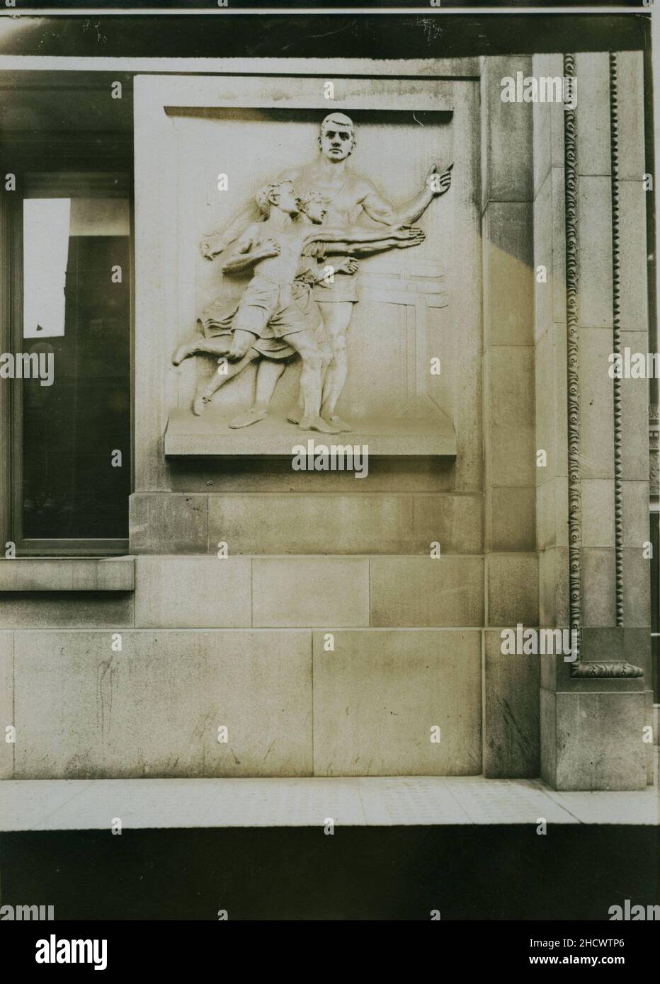 Relief sculpture panel, Chicago City Hall, Chicago, early 20th century ...