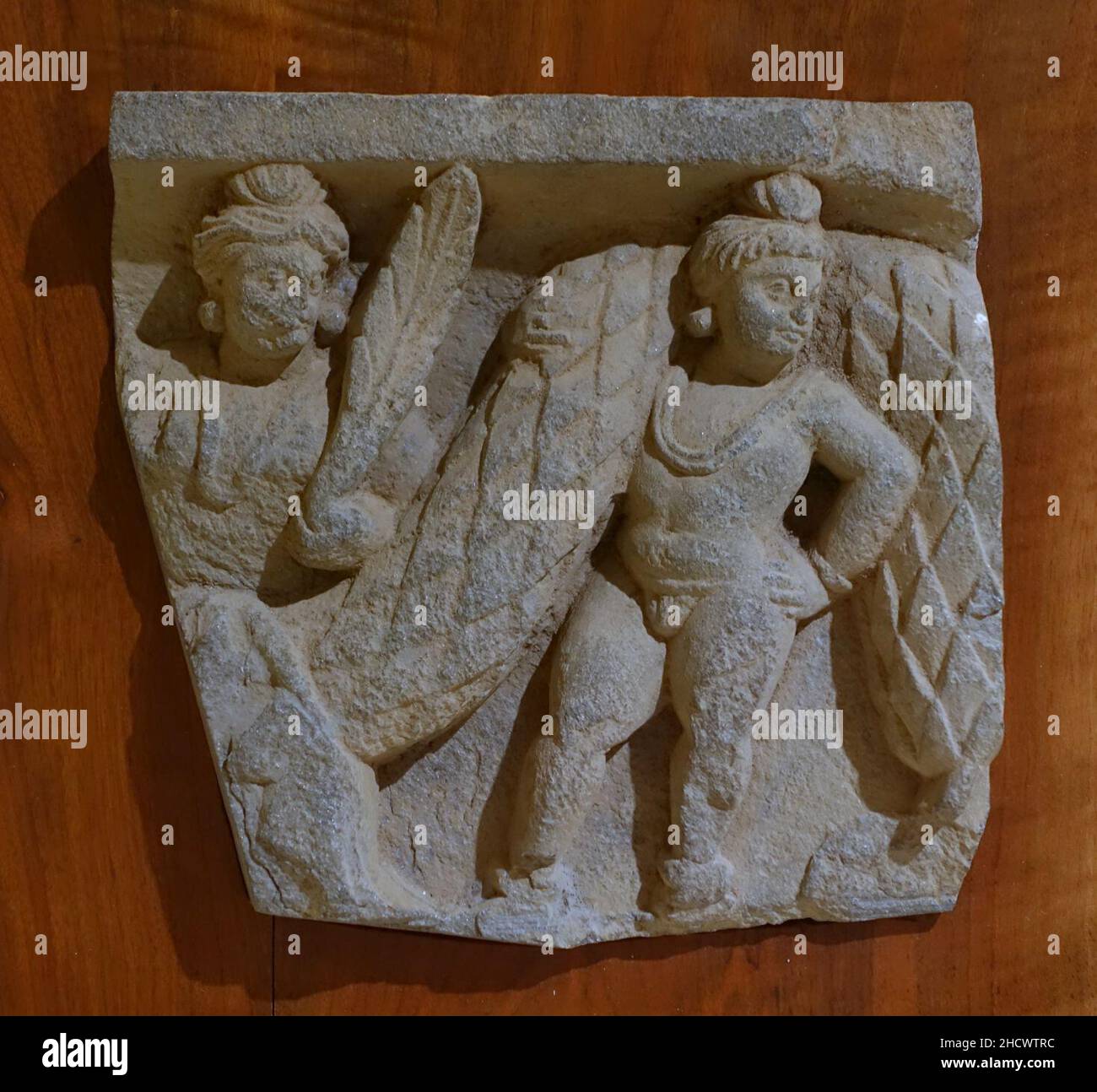 Relief with Amorini and a Garland, Pakistan, probably Swat Valley, c ...