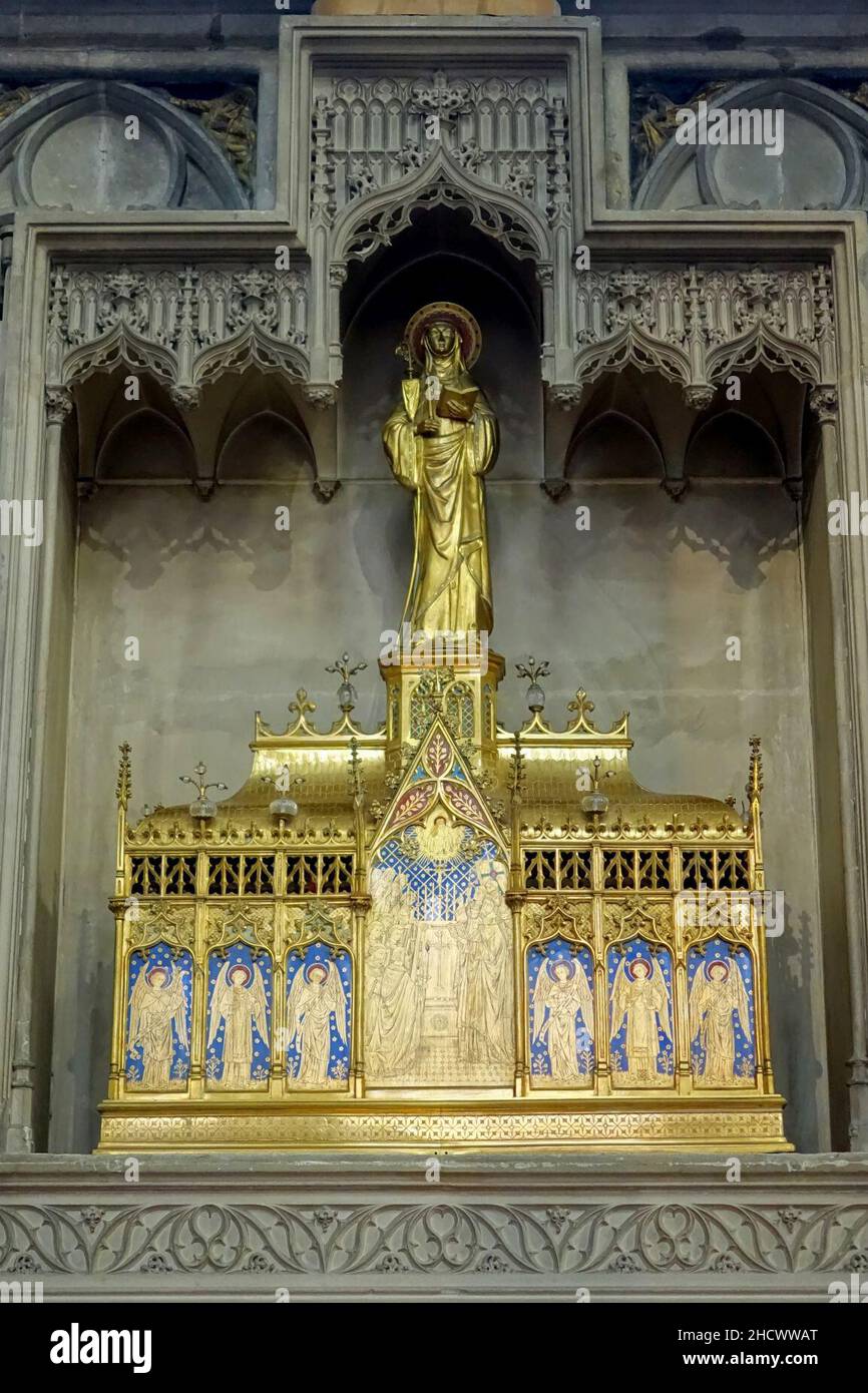 Reliquaries of St. Wivine - Église Notre-Dame du Sablon - Brussels ...
