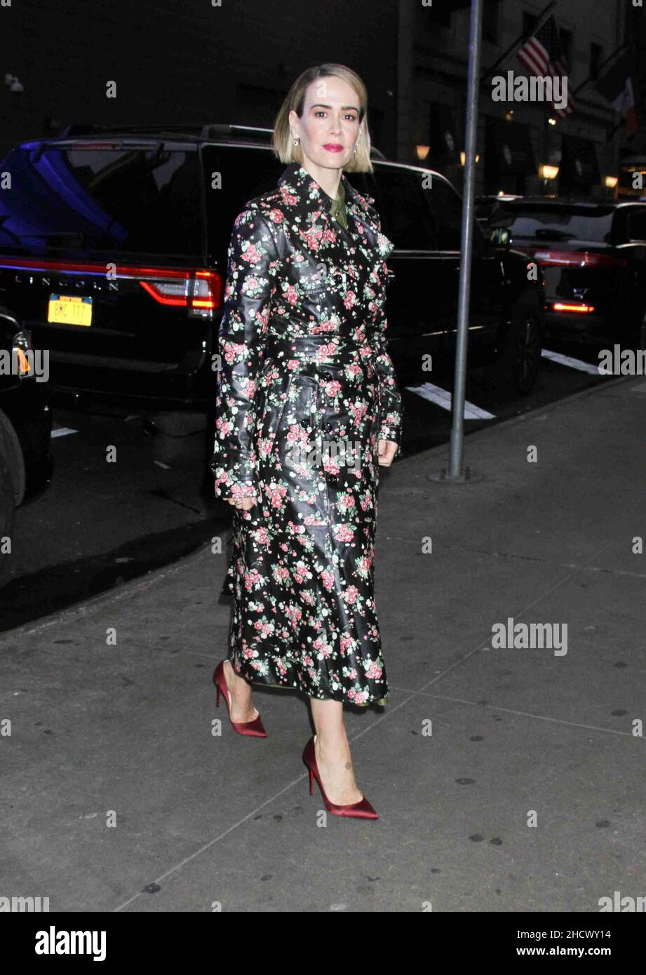 New York - NY - 20190117 Sarah Paulson at Good Morning America ...
