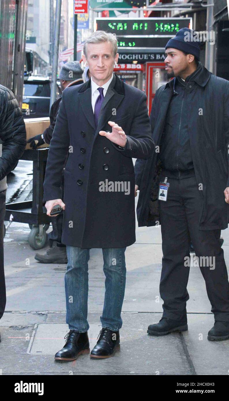 New York - NY - 20190221 Stars were seen visiting the 'Strahan & Sara ...