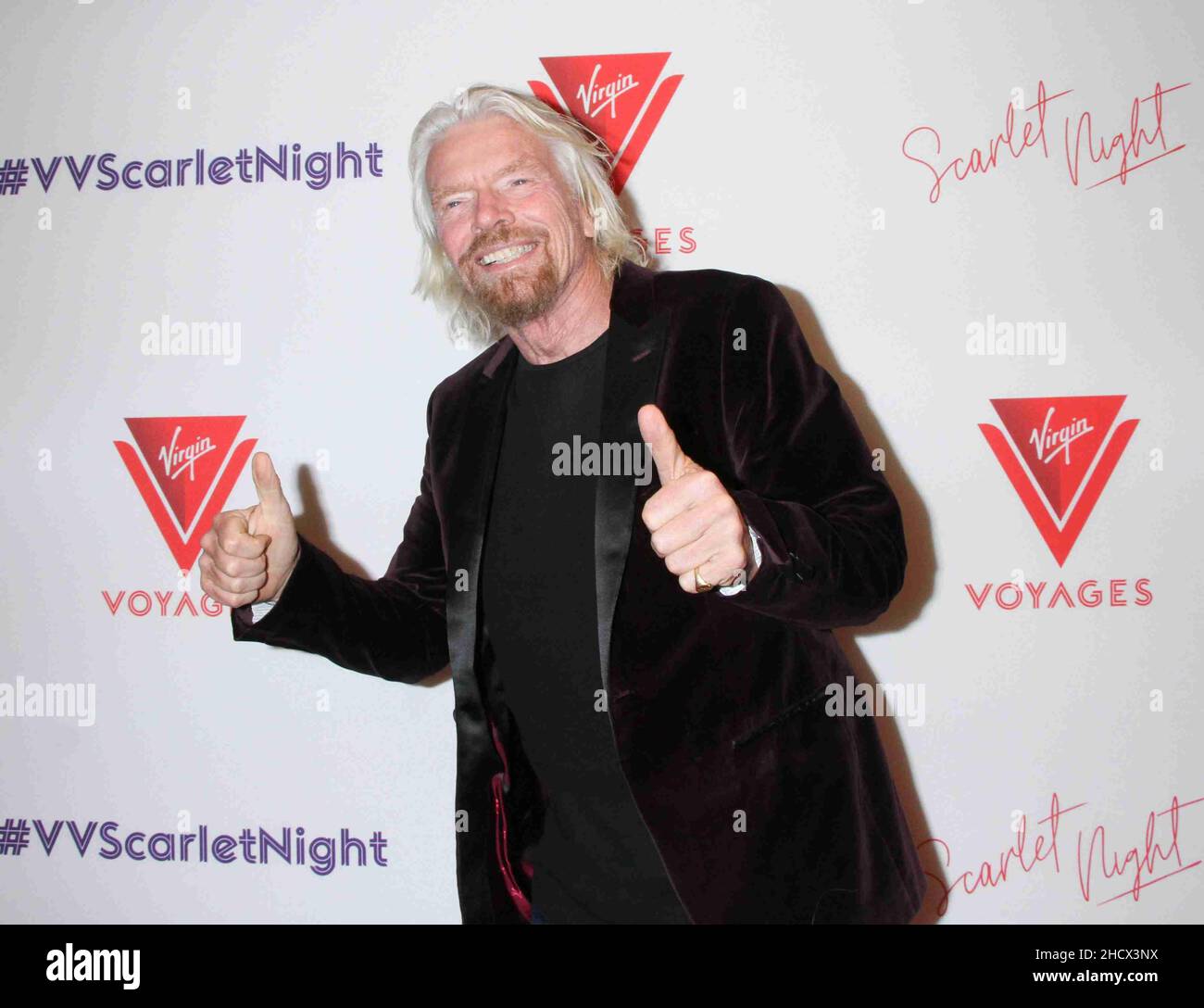 New York - NY - 20190214 Stars attended the Virgin Voyages Scarlet ...