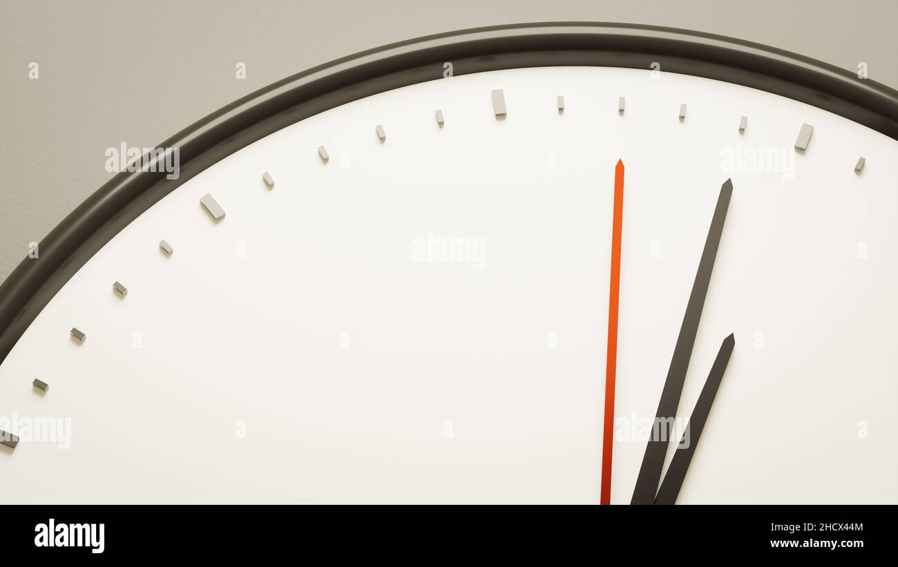 A 3d illustration of clock detail background with space for your ...