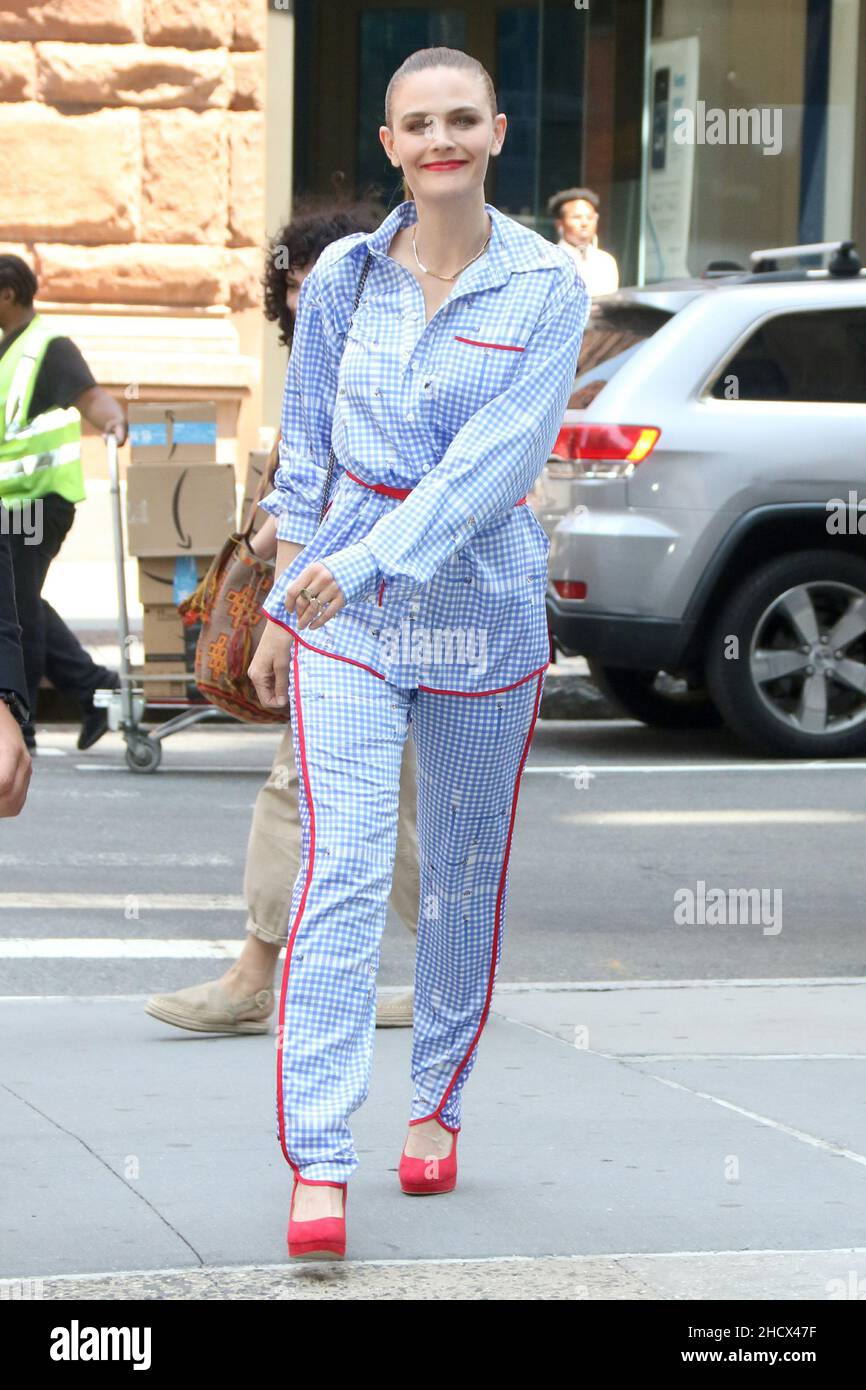 New York - NY - 20190716 Emily Deschanel arrives at the Build Series to ...