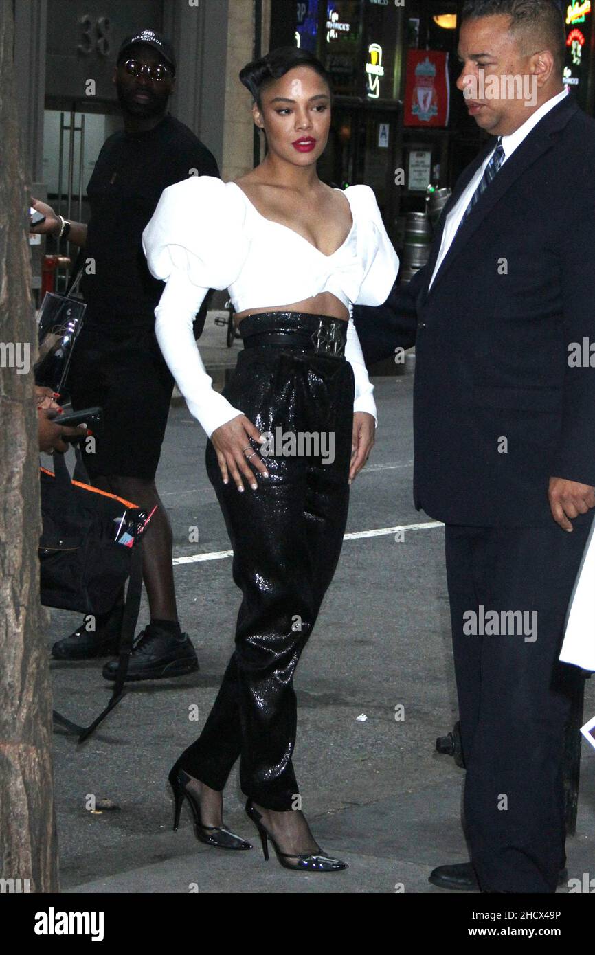 New York - NY - 20190613 Tessa Thompson arrives at the Today Show to ...