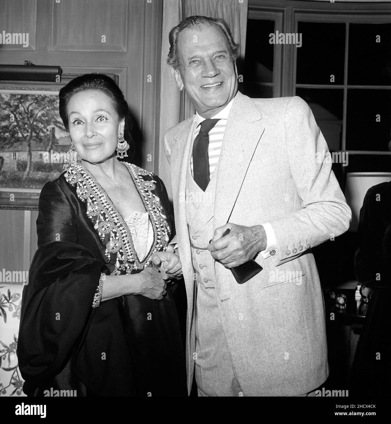 Olga San Juan and Joseph Cotten Circa 1970's Credit: Ralph Dominguez ...
