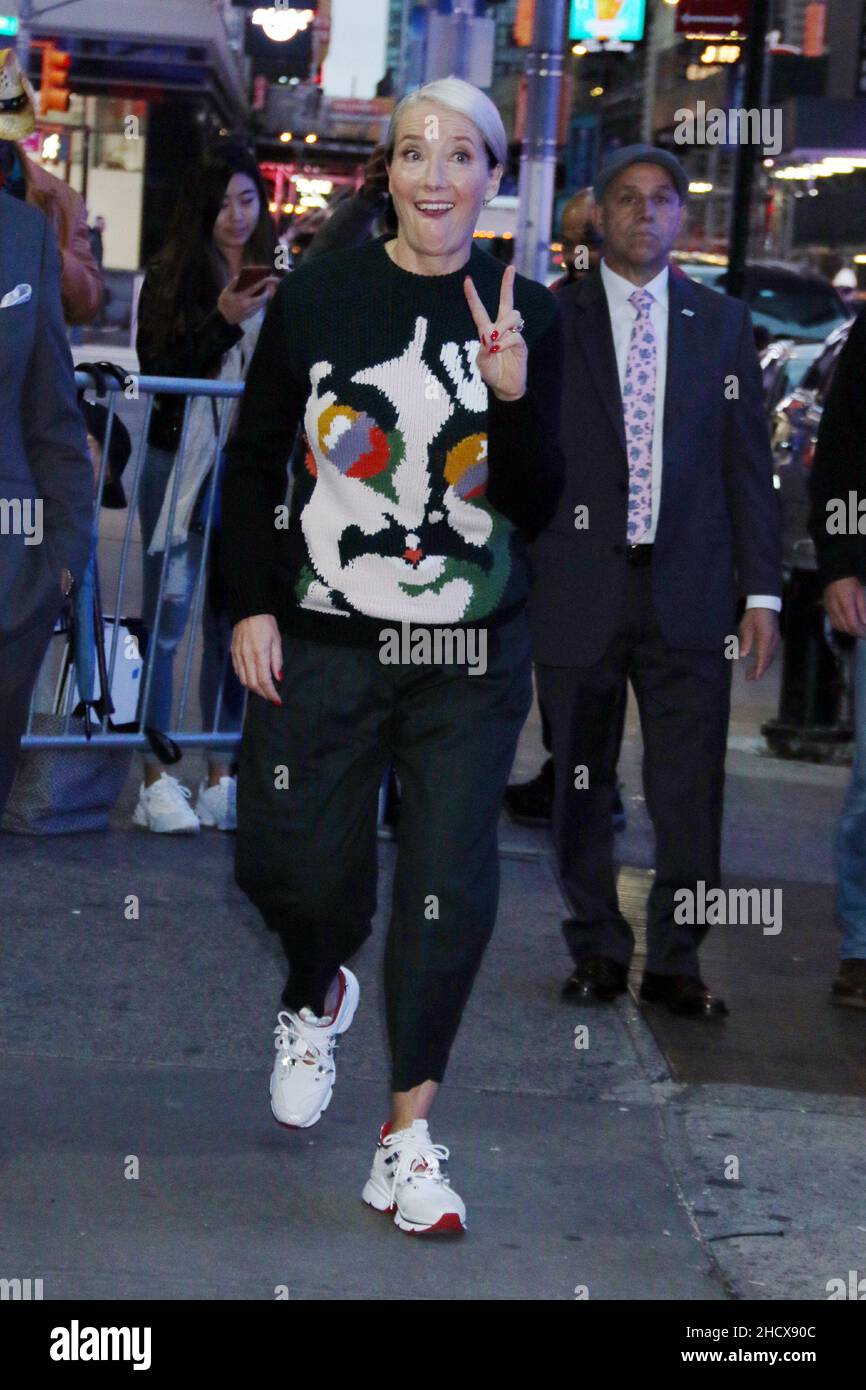 New York - NY - 20191029 Henry Golding and Emma Thompson arrive at Good ...