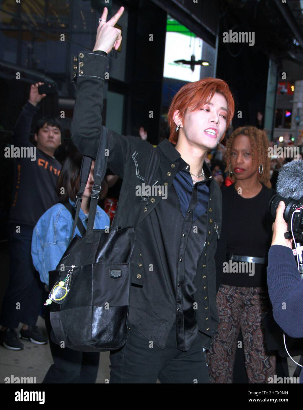 New York - NY - 20190418 NCT 127 K-Pop group at Good Morning America debut their new single ...