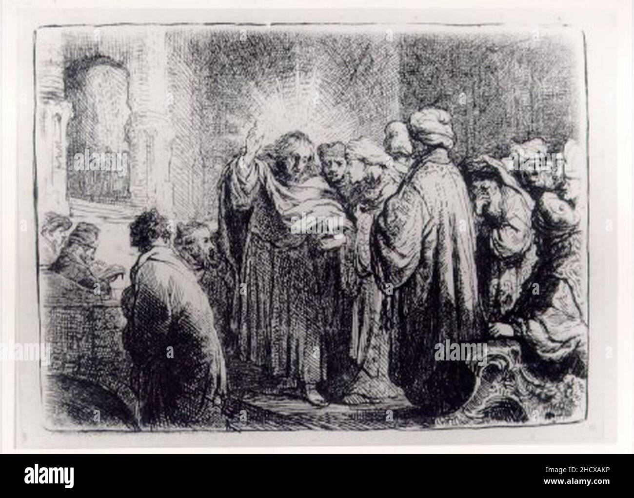 Rembrandt - The Tribute Money Stock Photo - Alamy