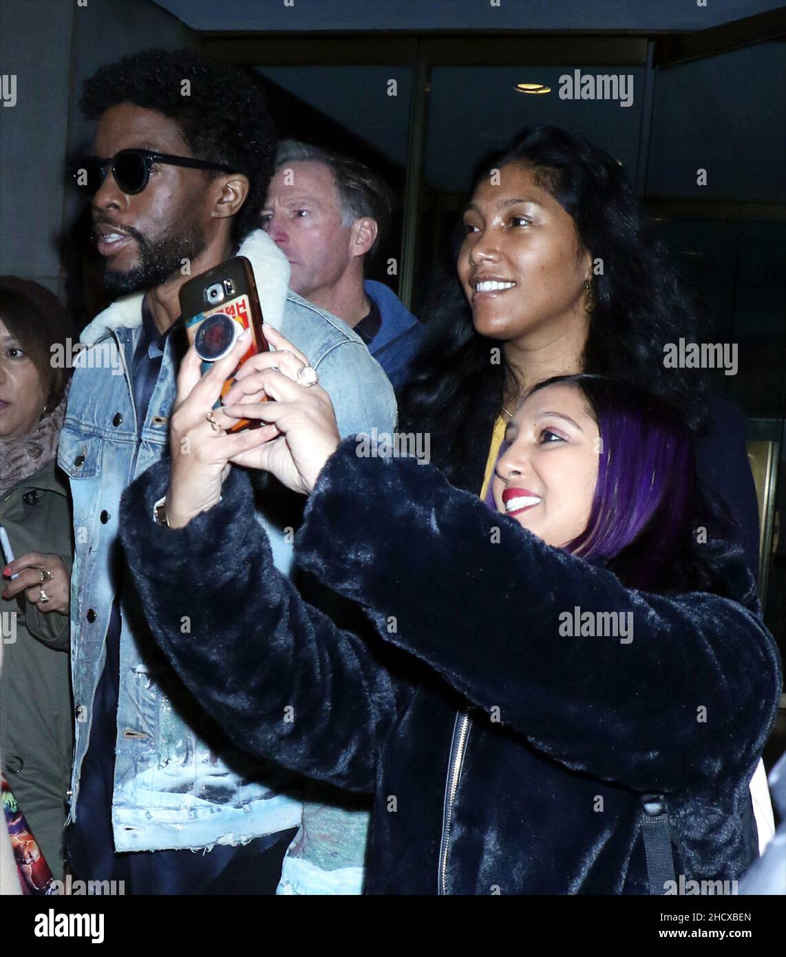 New York - NY - 20191119 Chadwick BosemanTaylor Simone Ledward and ...